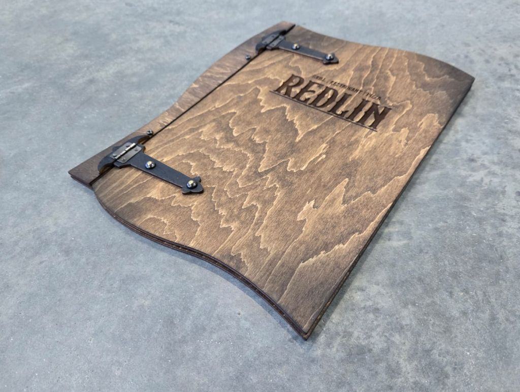 Drvene korice za menu