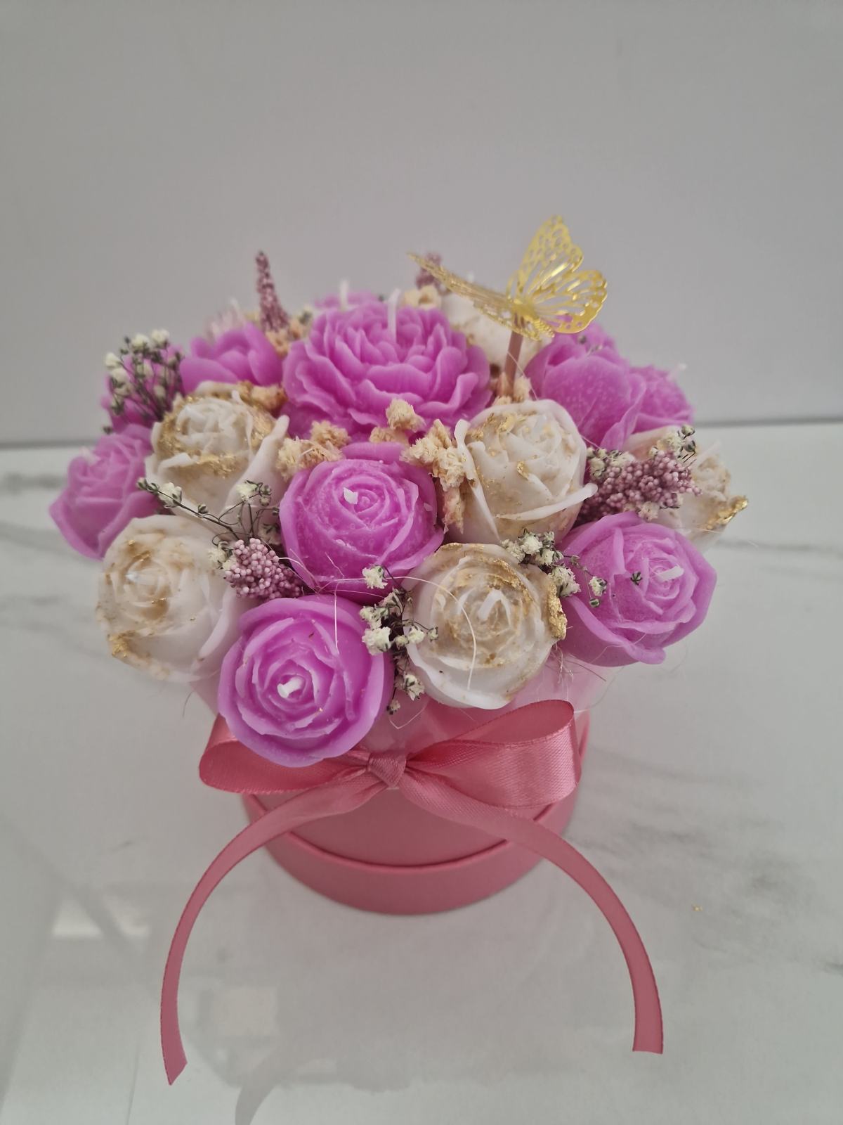 Flower box od svijeća