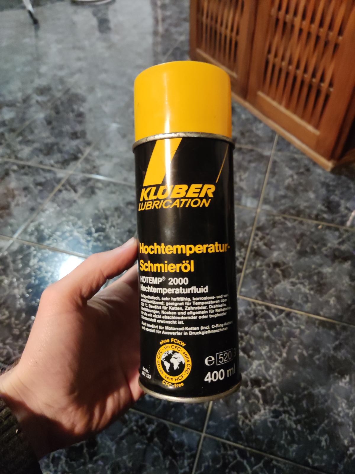 HOTEMP 2000, 400 ml, Visokotemperaturno ulje za podmazivanje, sprej