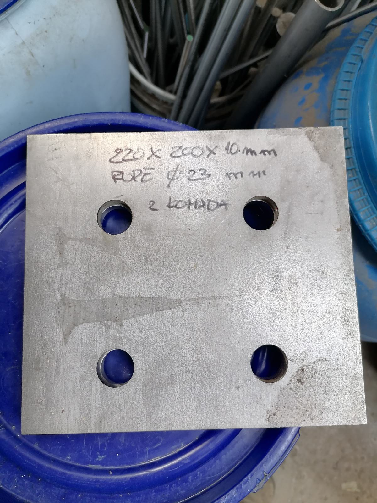 Inox lim, pločevina 220×200 ×10 mm