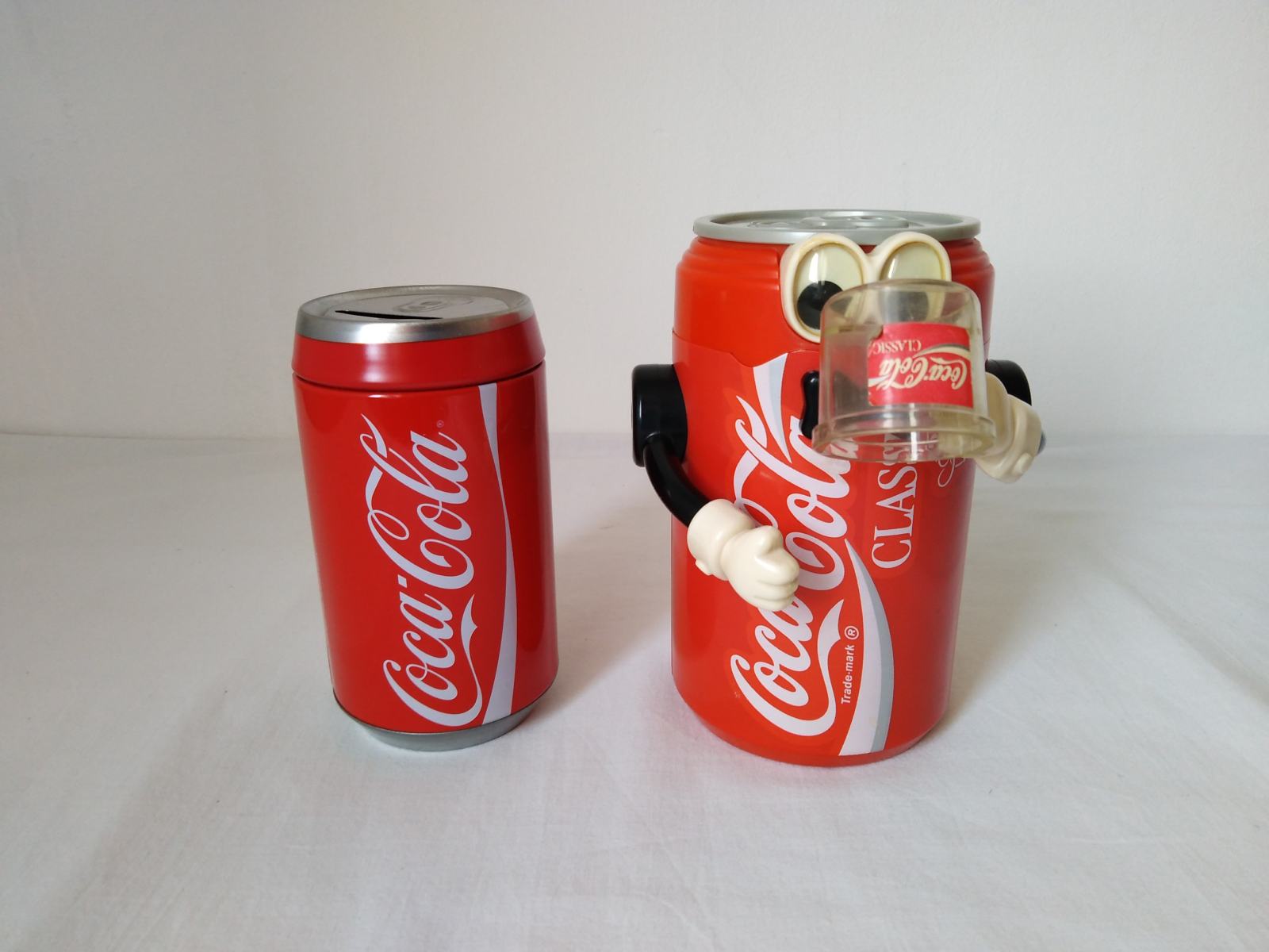 Kasica Coca Cola limenka Novo i Coca Cola vintage kasica