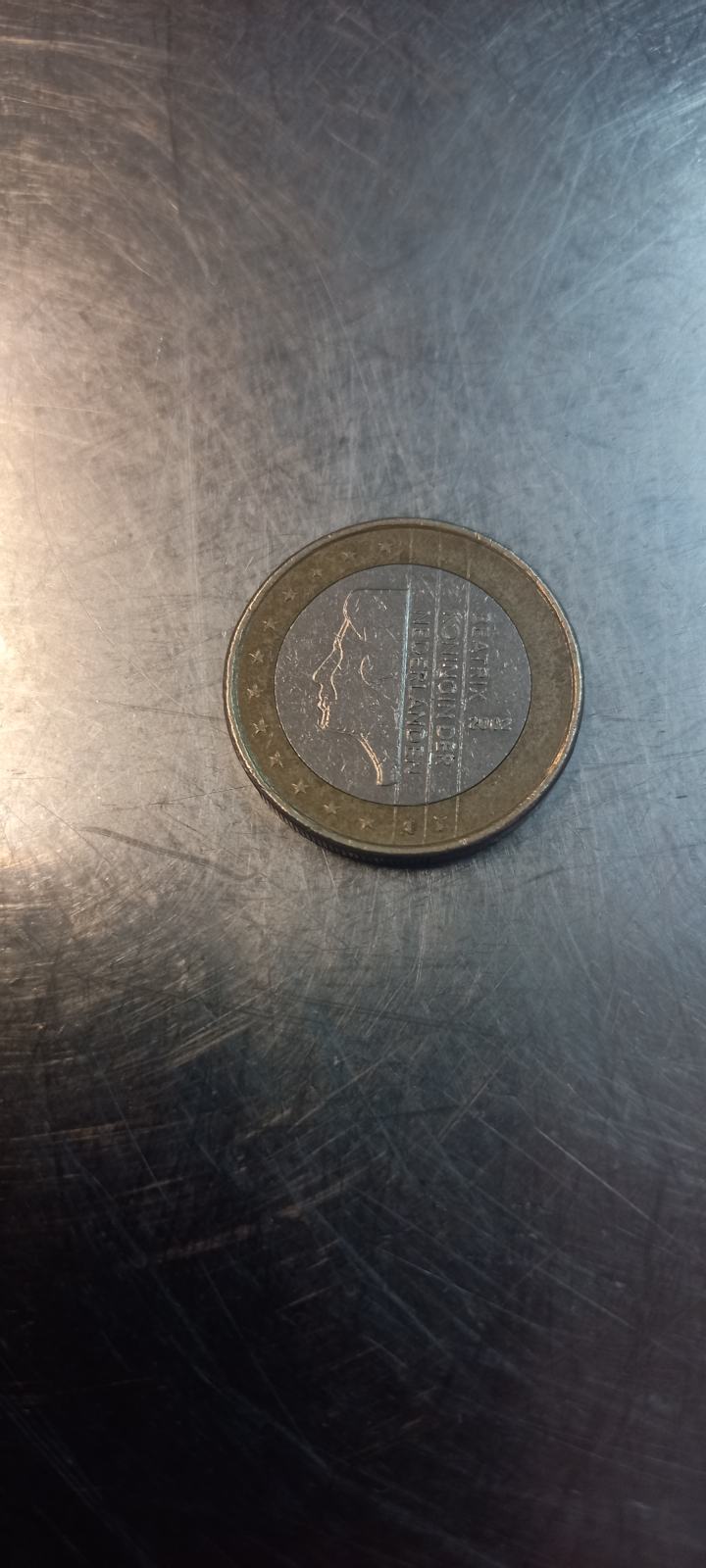 Kovanica 1 Evro 2002 Nizozemska kraljica