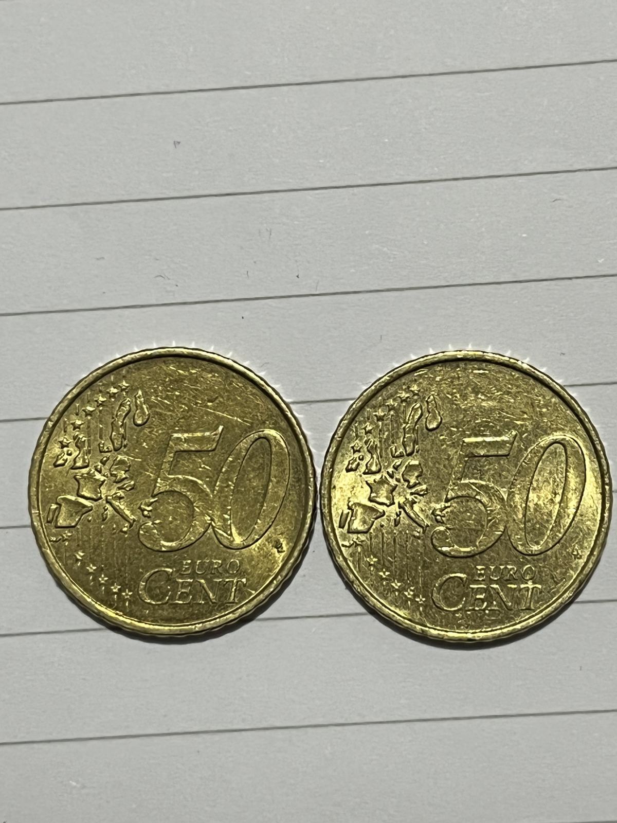 KOVANICE 50 CENTI 2002 F