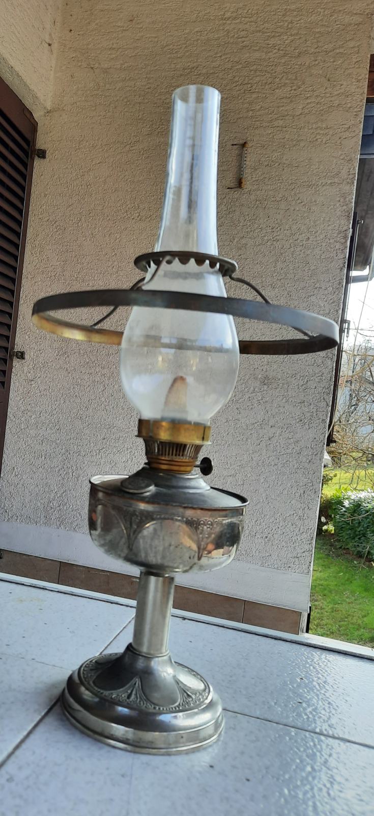 Lampa petrolejka Ditmar Wien cca 1890.