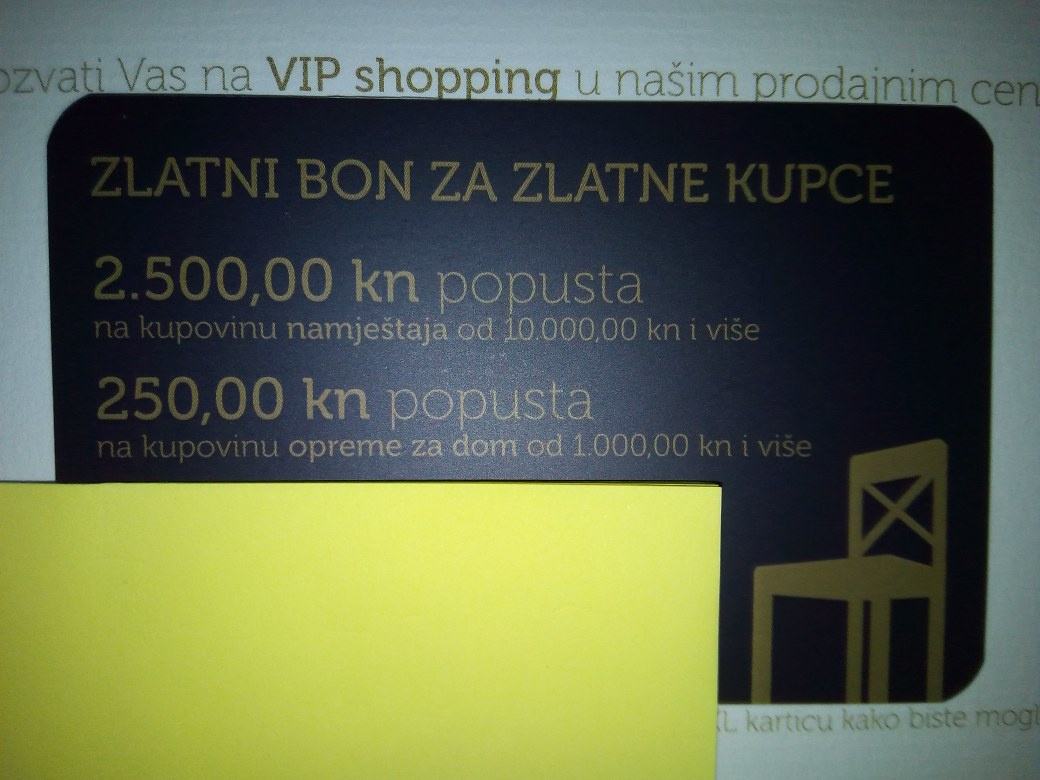 Lesnina kupon za popust od 2500kn!