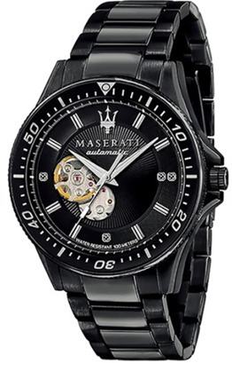 MASERATI SFIDA AUTO BLACK DIAL FDS RUČNI SAT 44