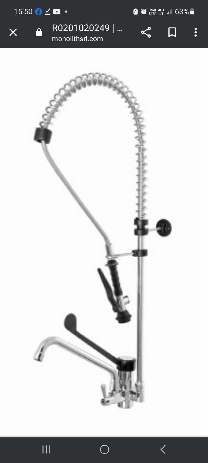 Monolith pre rinse unit R0201020249