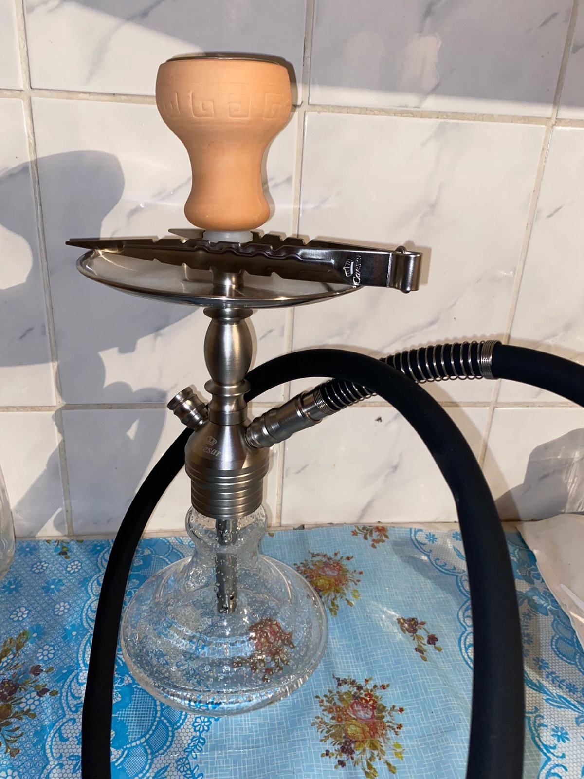 NARGILA SHISHA CEASAR made in germany NOVA NEKORIŠTENA ISPRAVNA EXTRA+