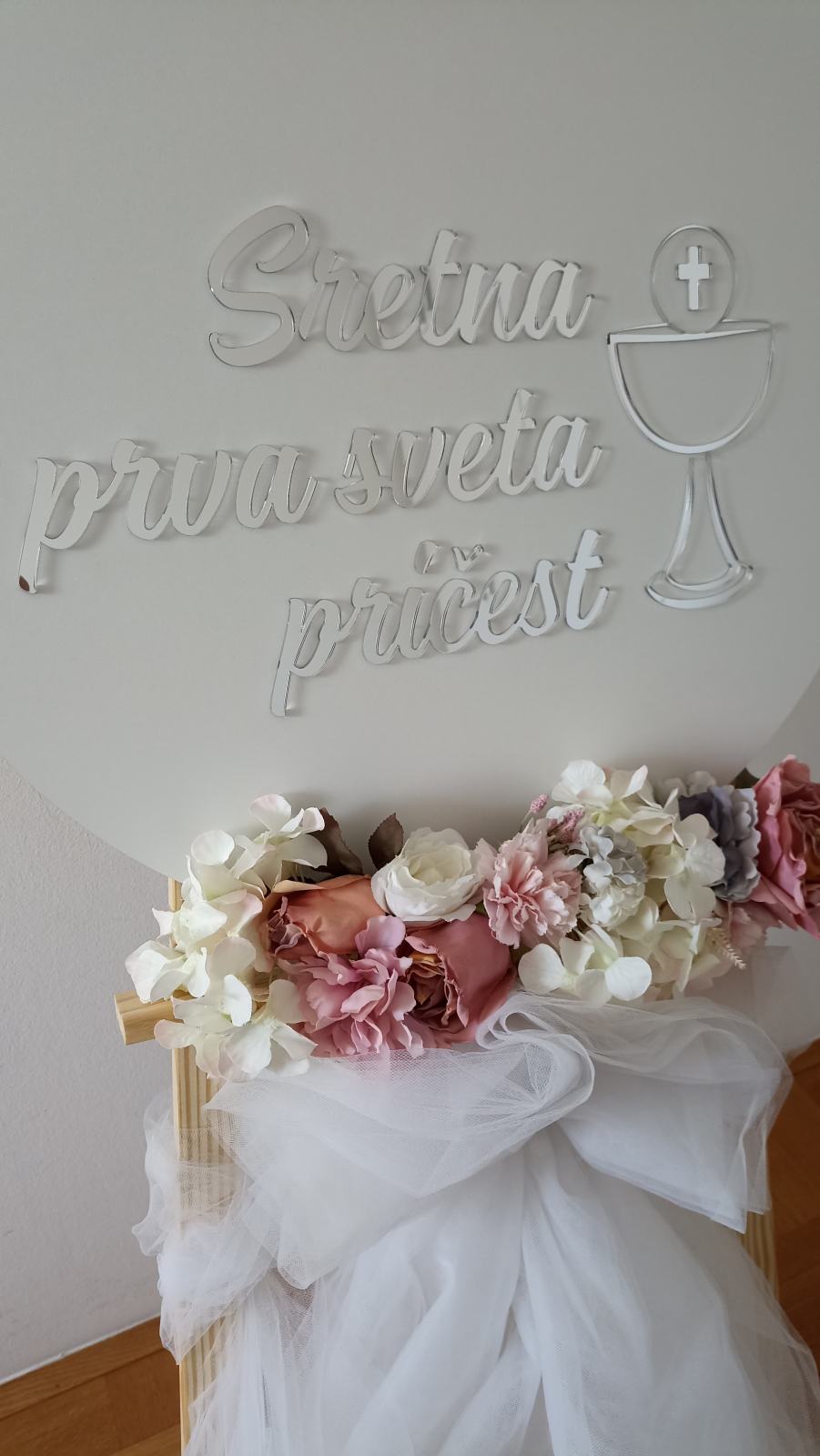 Natpis za prvu pričest