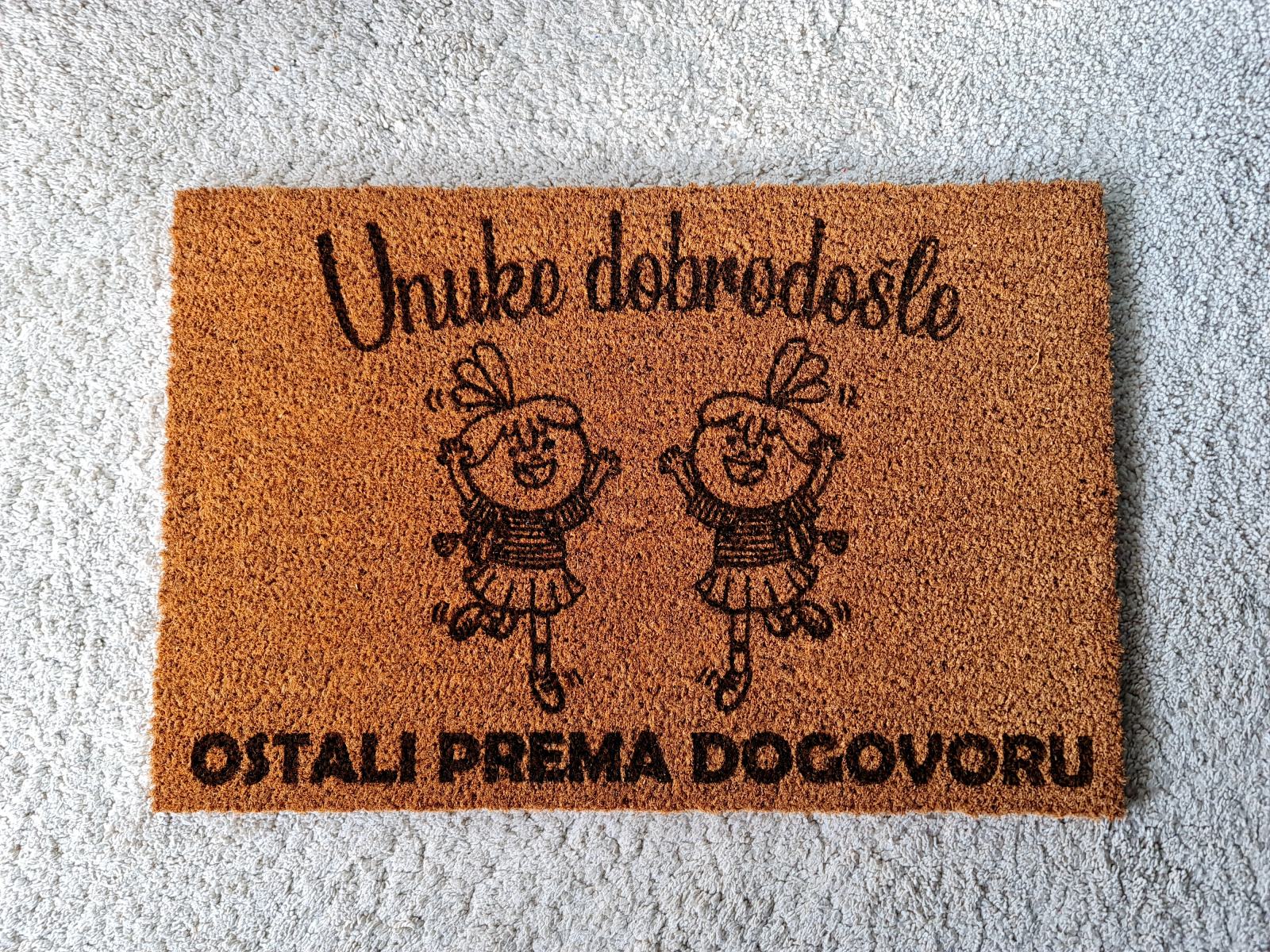 Otirač unuci dobrodošli, poklon za bake i djedove