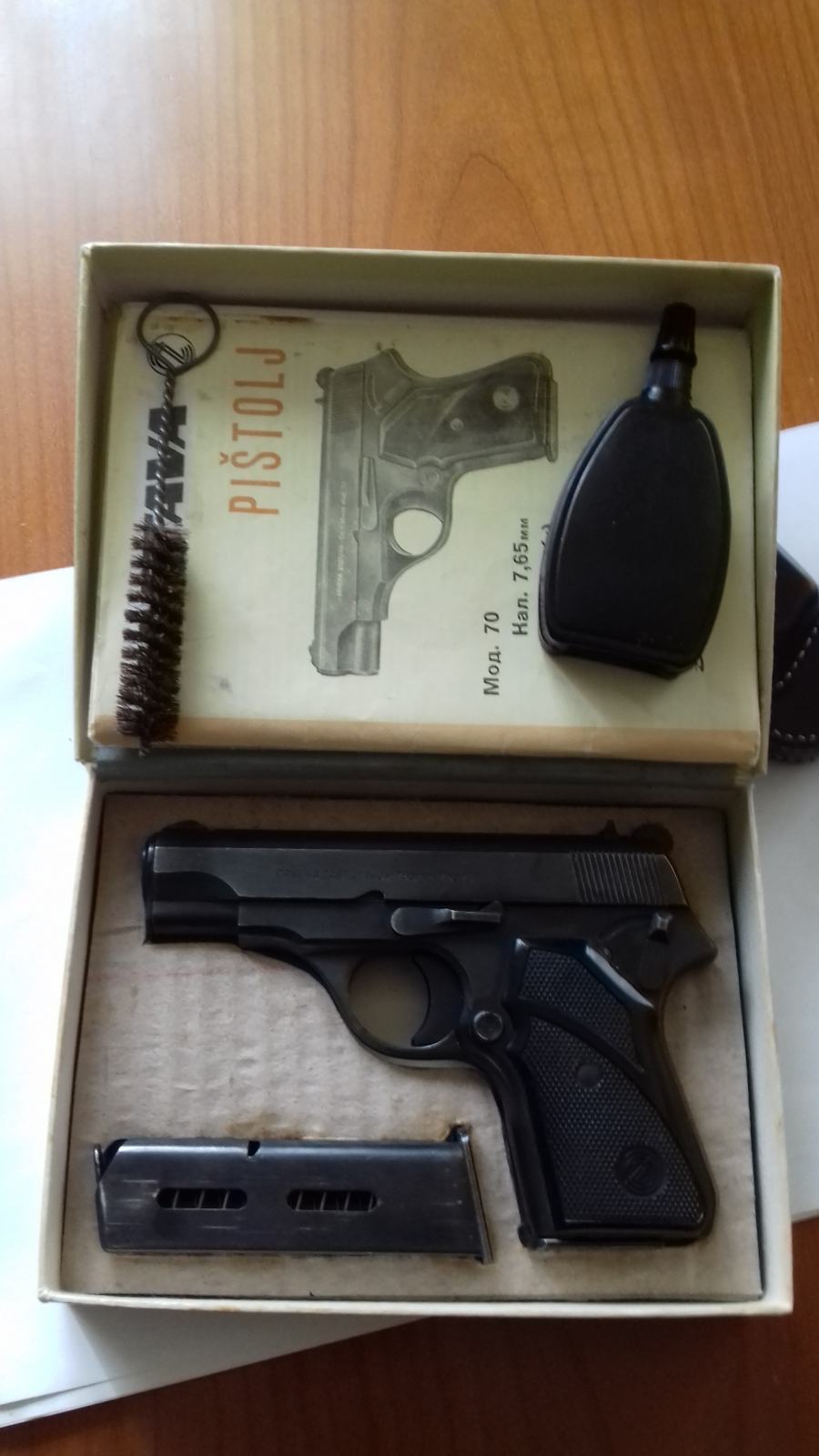 Pištolj CZ M70, cal. 7,65mm