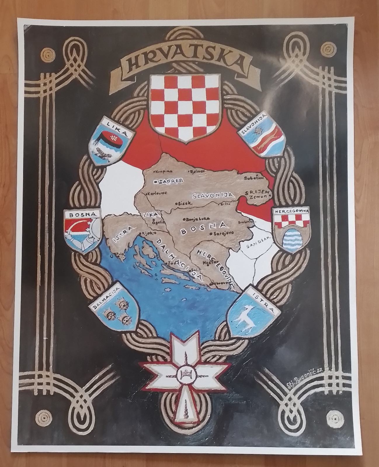 plakat - ndh - emigracija