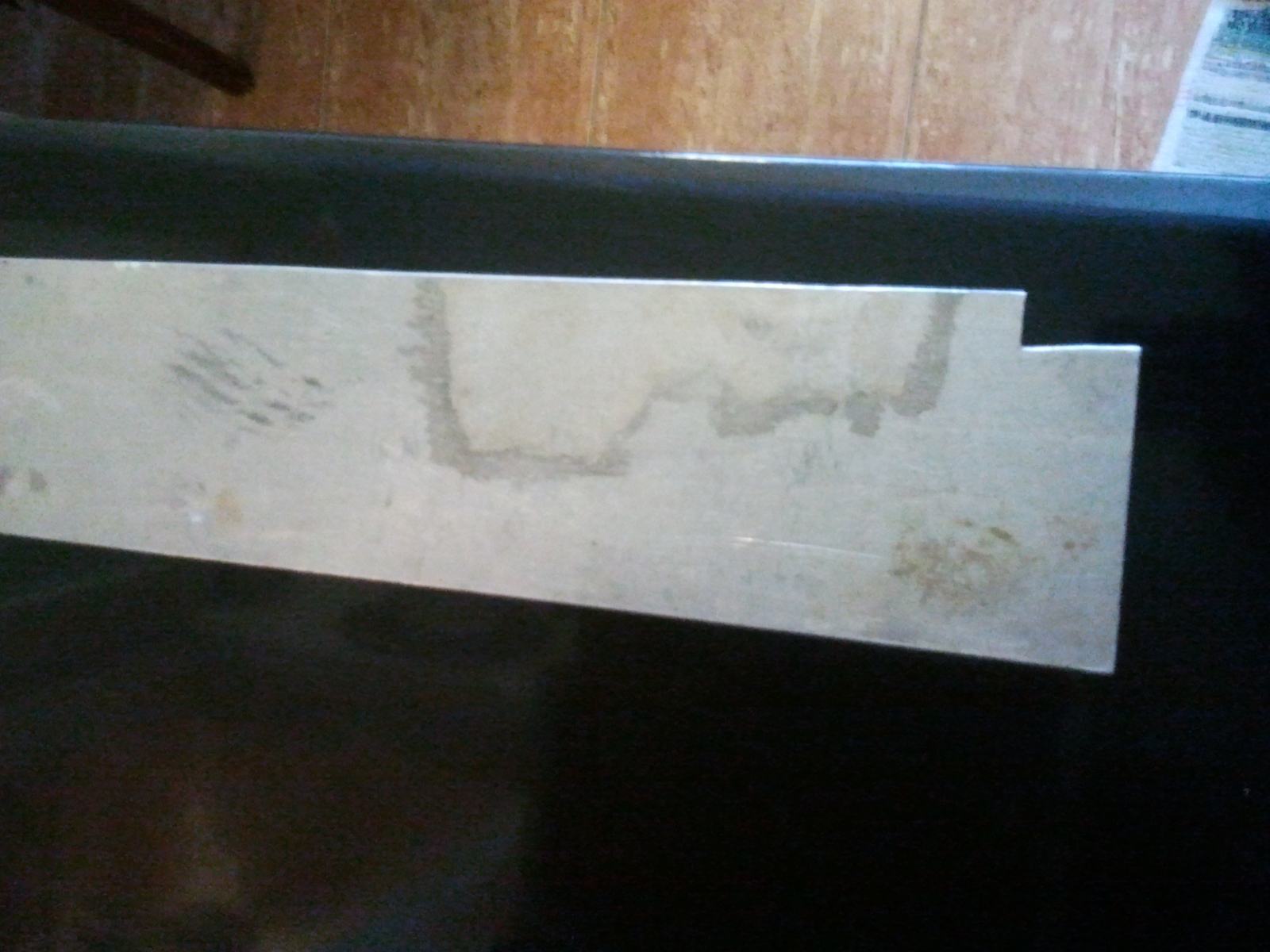 Ploča Aluminij, duž=41cm, deb=5mm , šir=10,5cm, vidi slike!