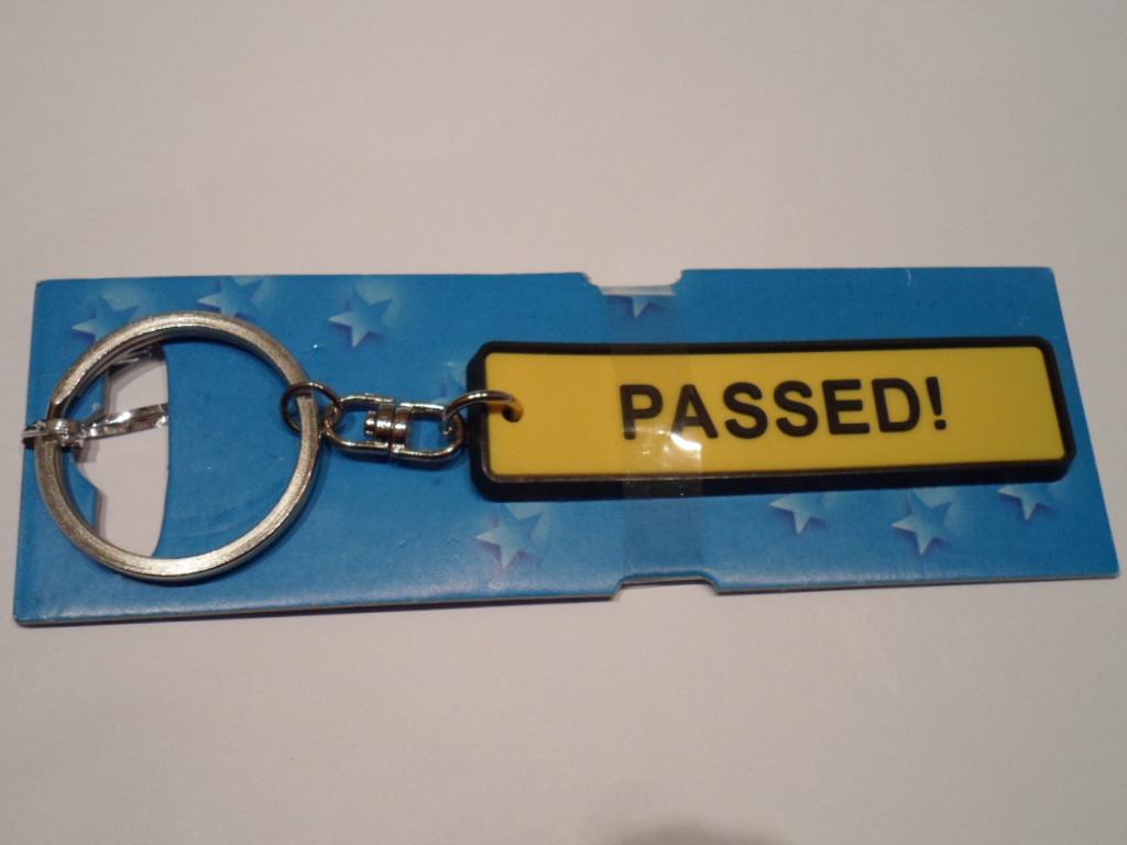 Privjesak Za Ključeve PASSED - PROŠAO, PROŠLA SI Gumeni NOVO