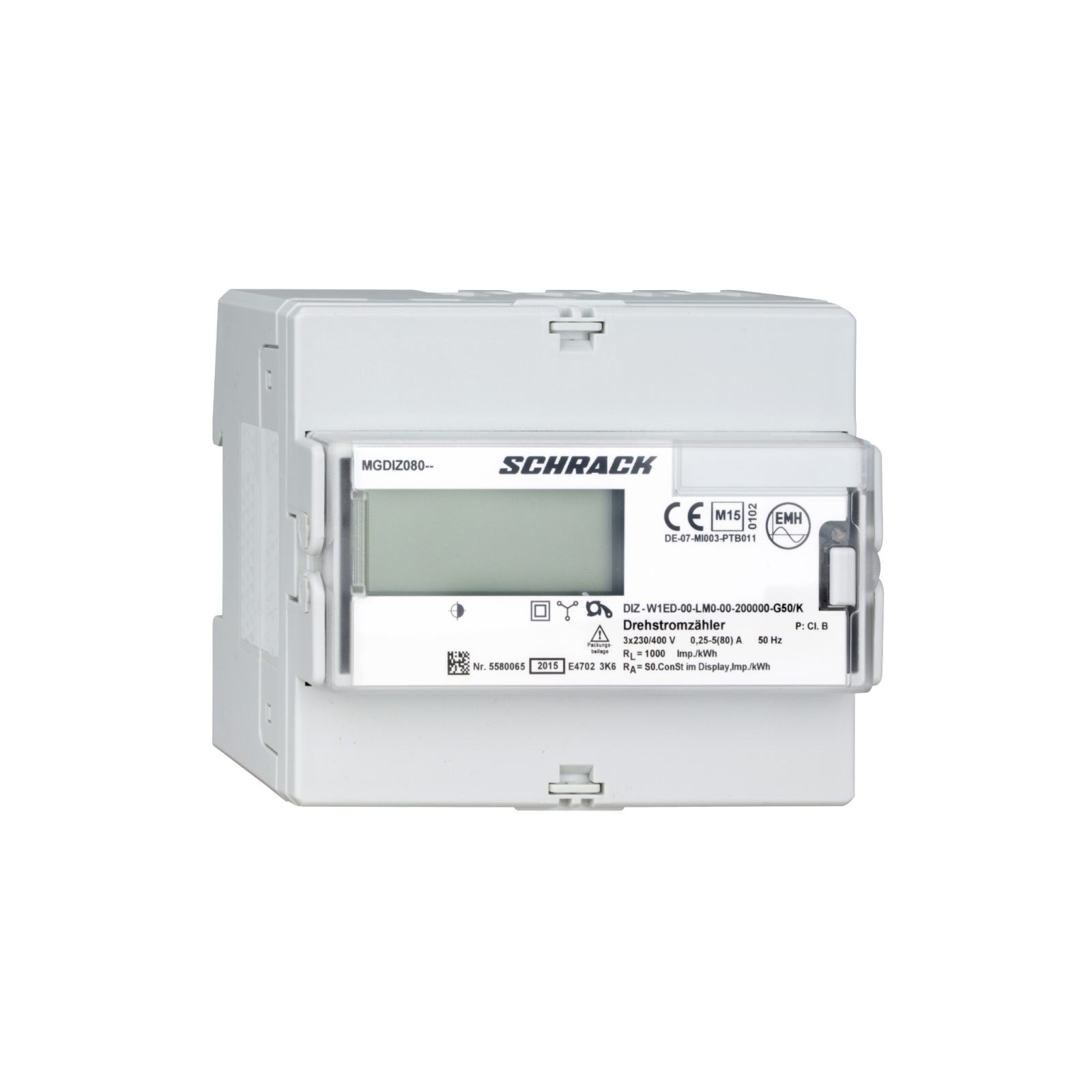 Schrack digitalno brojilo 3-fazno, 1-tarifno, 80a direktno