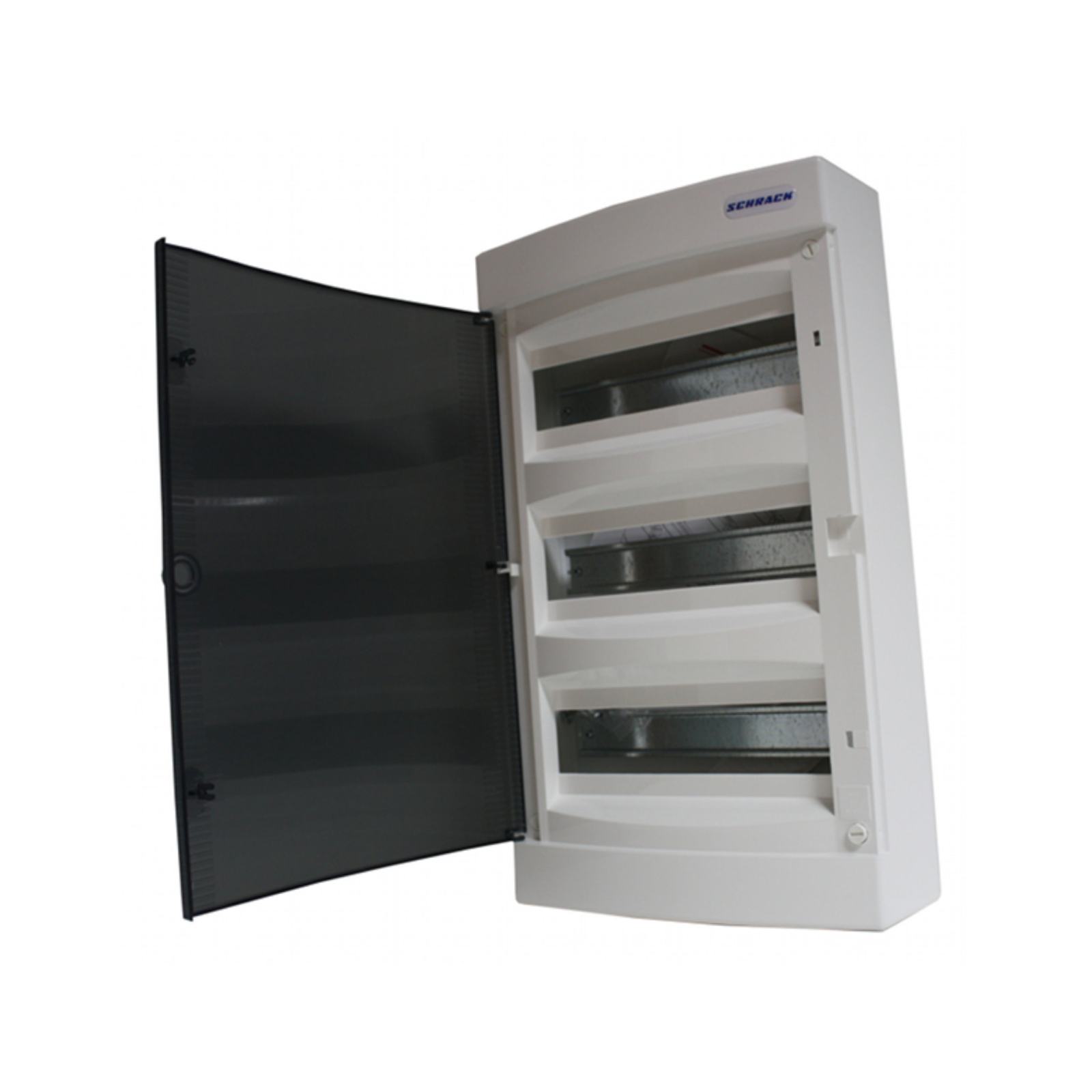 Schrack ormarić nadžbukni, IP40, 3-redni,36 modula, prozirna vrata