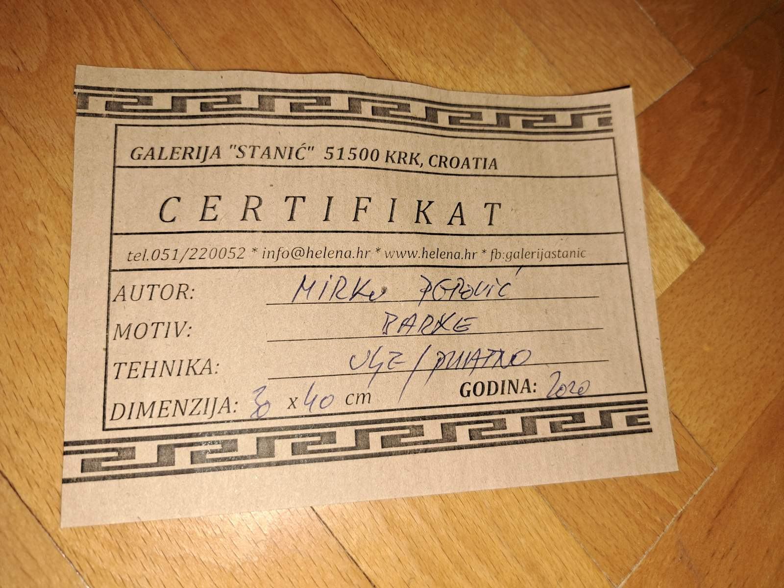 Slika Mirko Perović - Barke