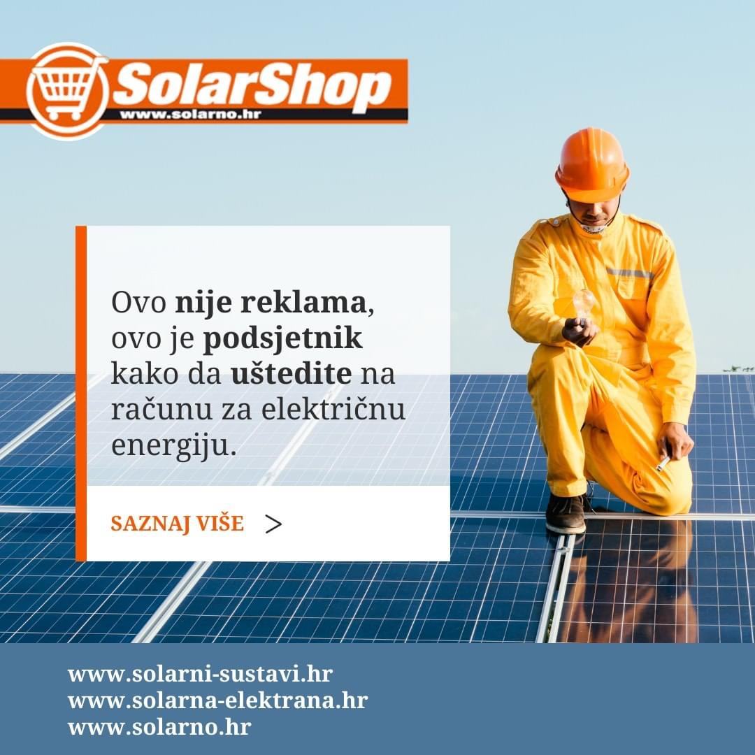 Solarne elektrane 3kW 2568€ 10kW 6750€ “ključ u ruke” Solarni Paneli