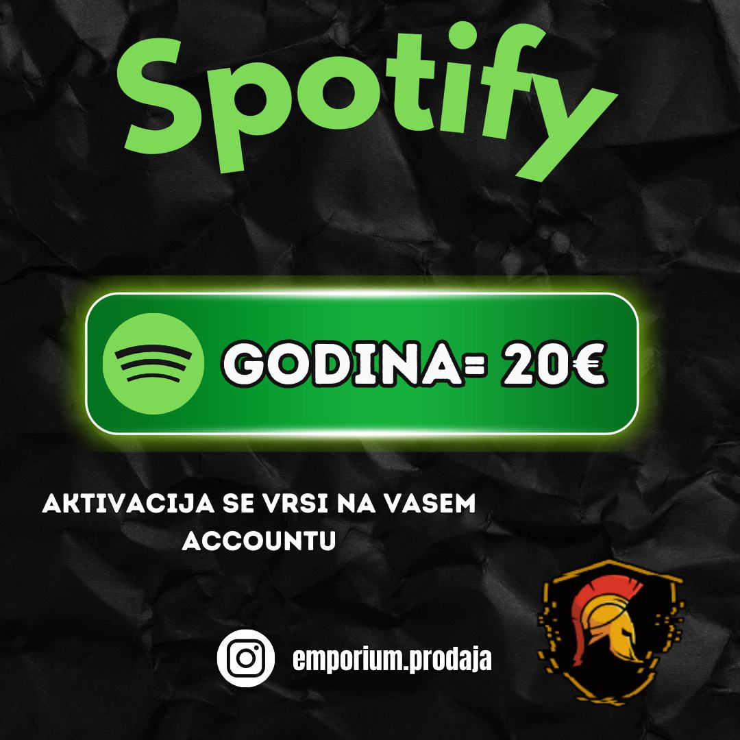 Spotify Premium 12 mjeseci