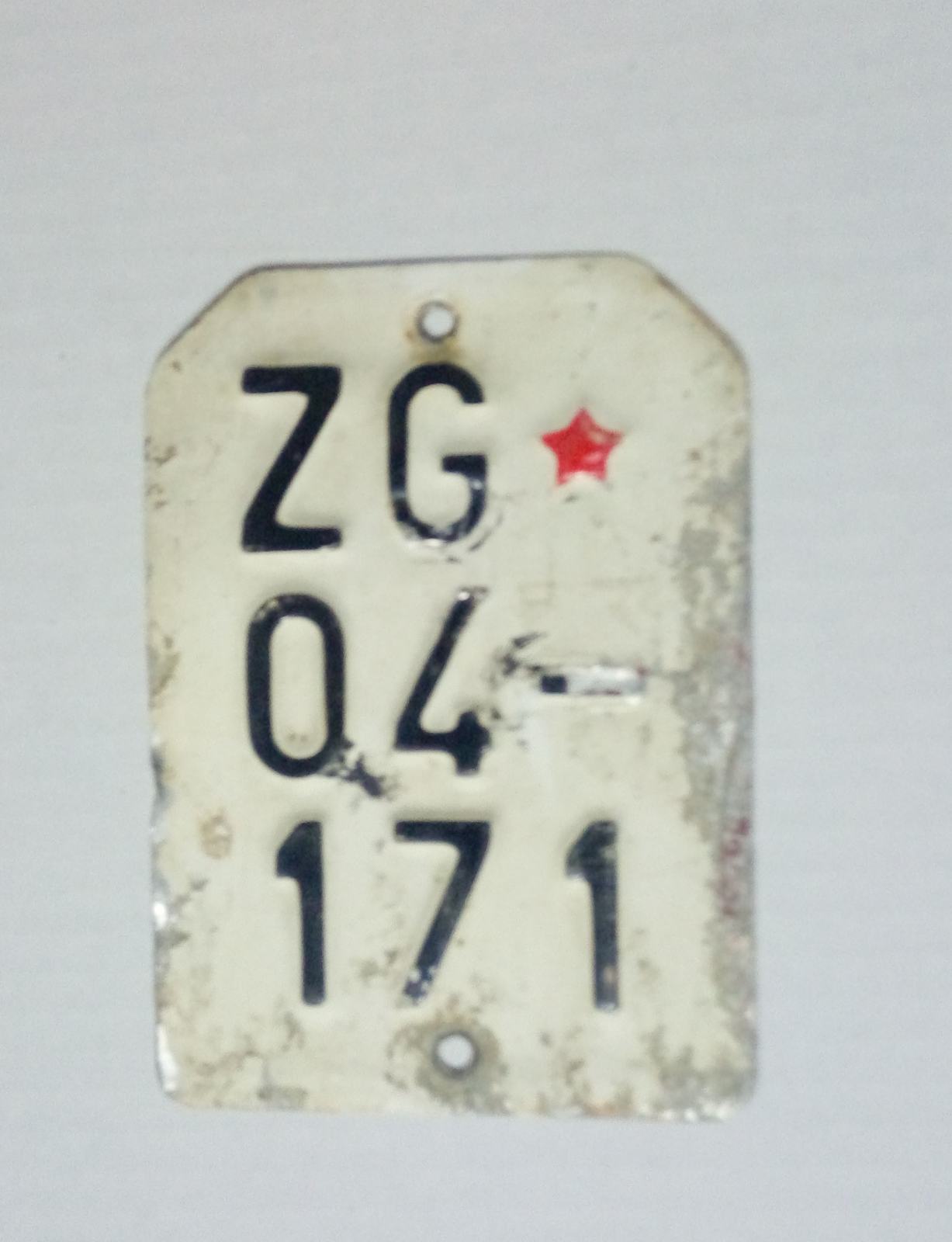 Stare tablice za motor (ex-Yu)