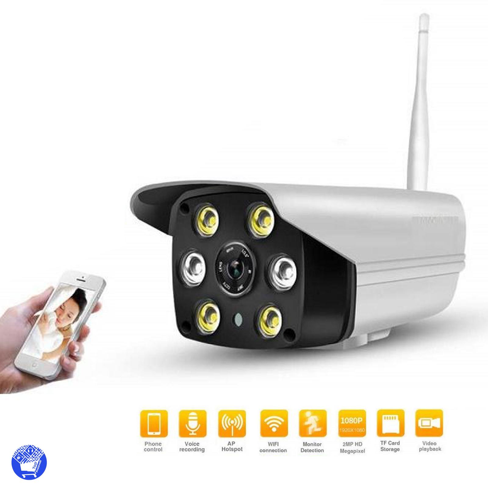 SUPER IP KAMERA SA 2 ANTENE I RASVJETOM