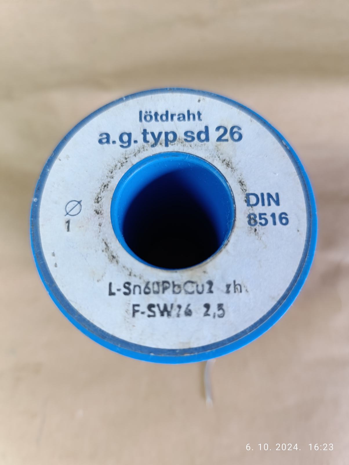 Tinol žica za lemljenje 1 mm. 1kg a.g.typ SD 26