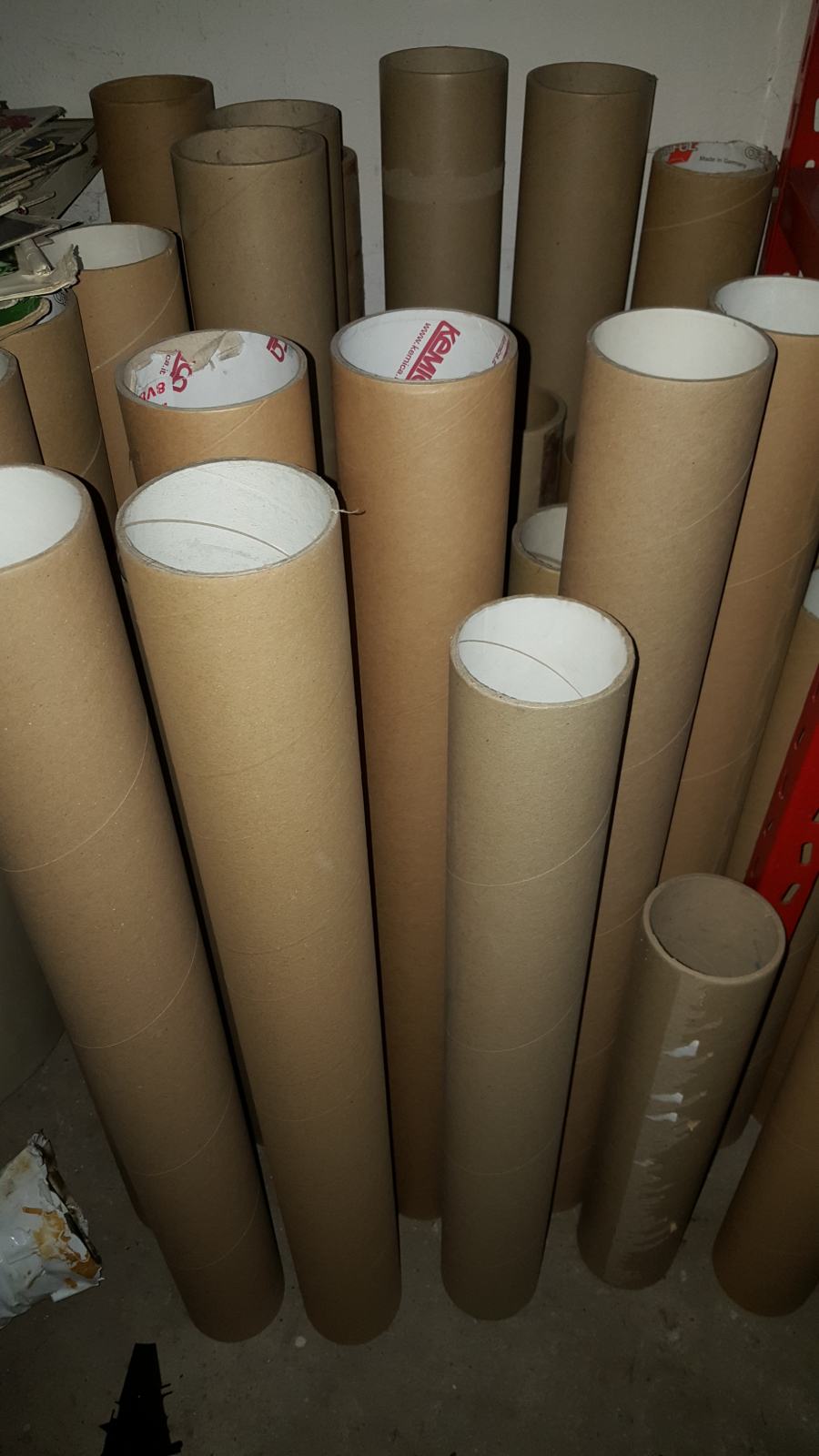 Tuljac kartonski od rola folije fi 85 mm dižine 750 mm