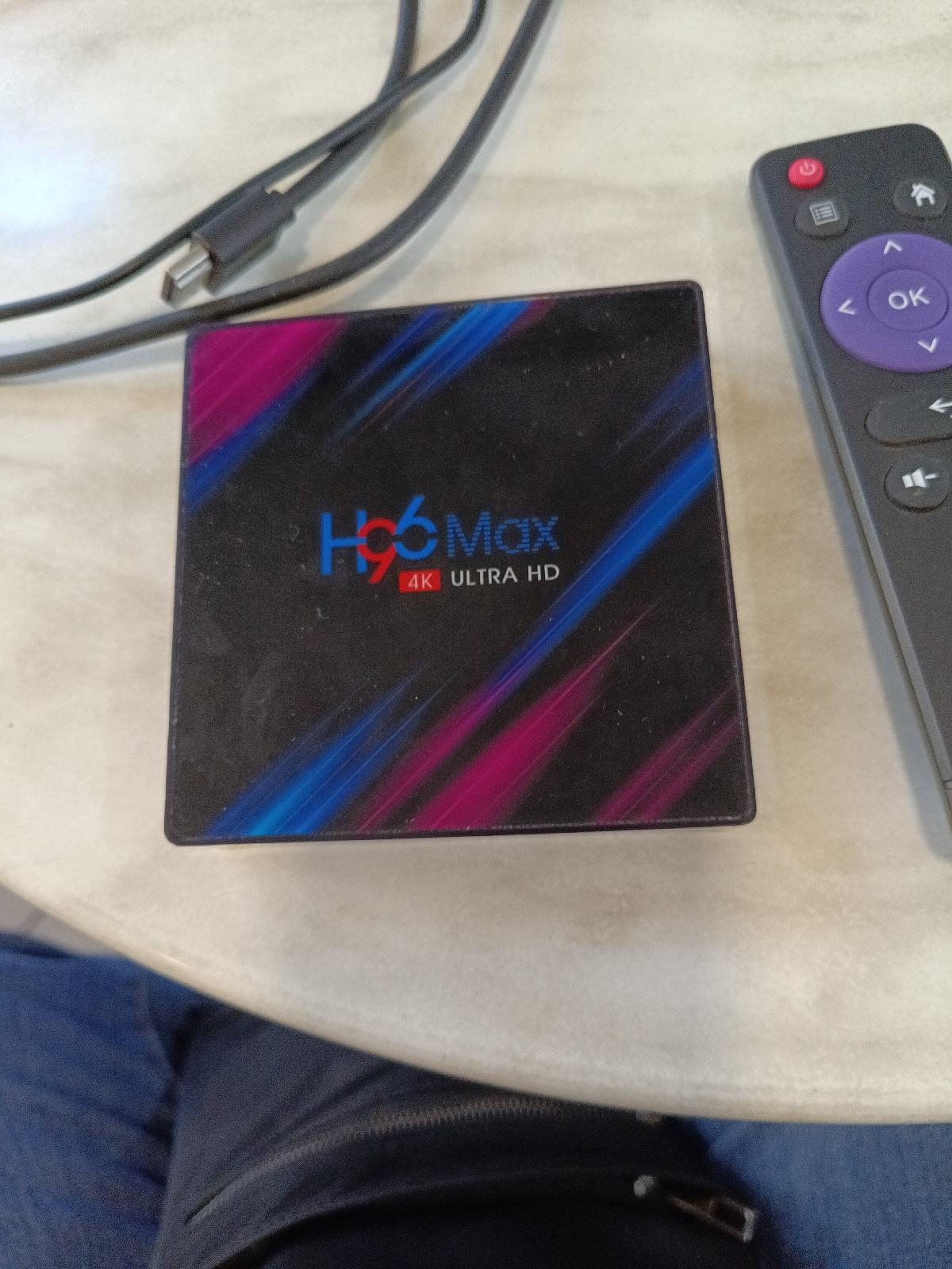 Tv box h 96 Max 4k ultra HD
