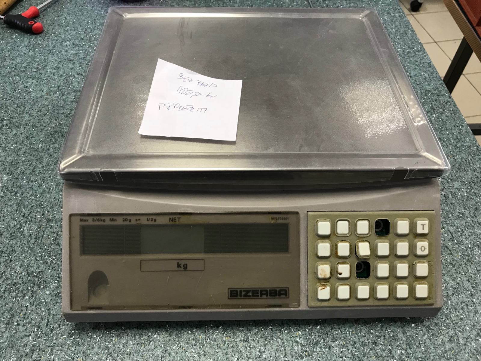 Vaga BIZERBA EC-100E, do 6kg!
