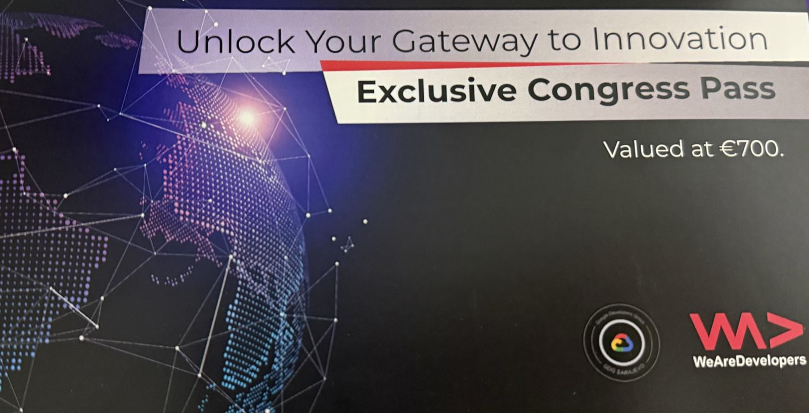 WeAreDevelopers World Congress 2025 (Exclusive Congress Pass) karta