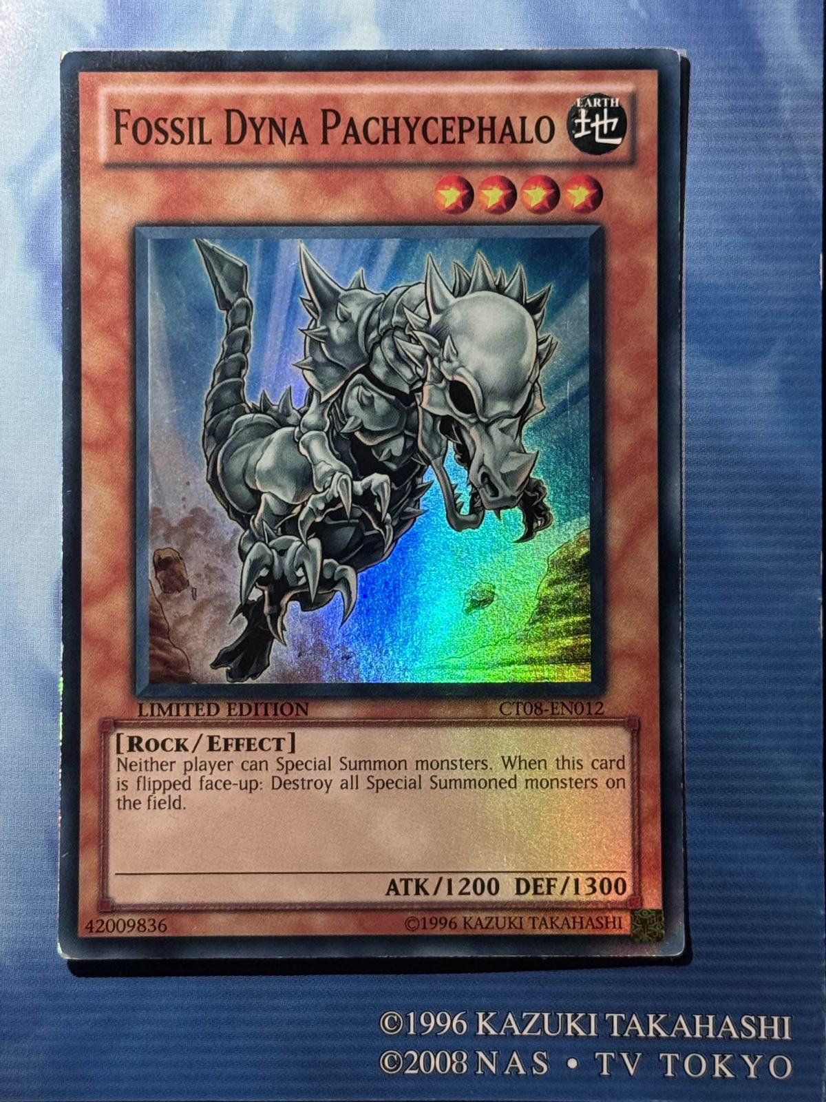 Yu-Gi-Oh! - Fossil Dyna Pachycephalo CT08-EN012 Limited Edition