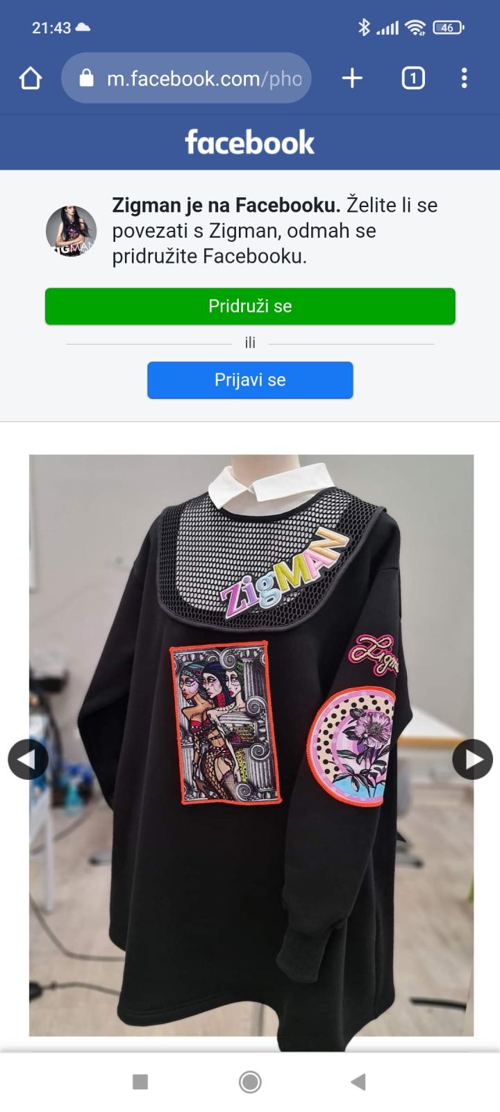 Zigman haljina/tunika