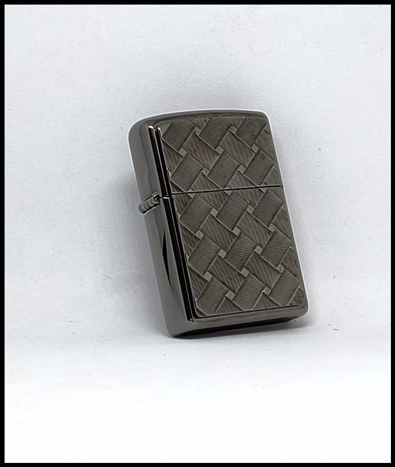 zippo Midnight Wave. black ice 2003g , novo