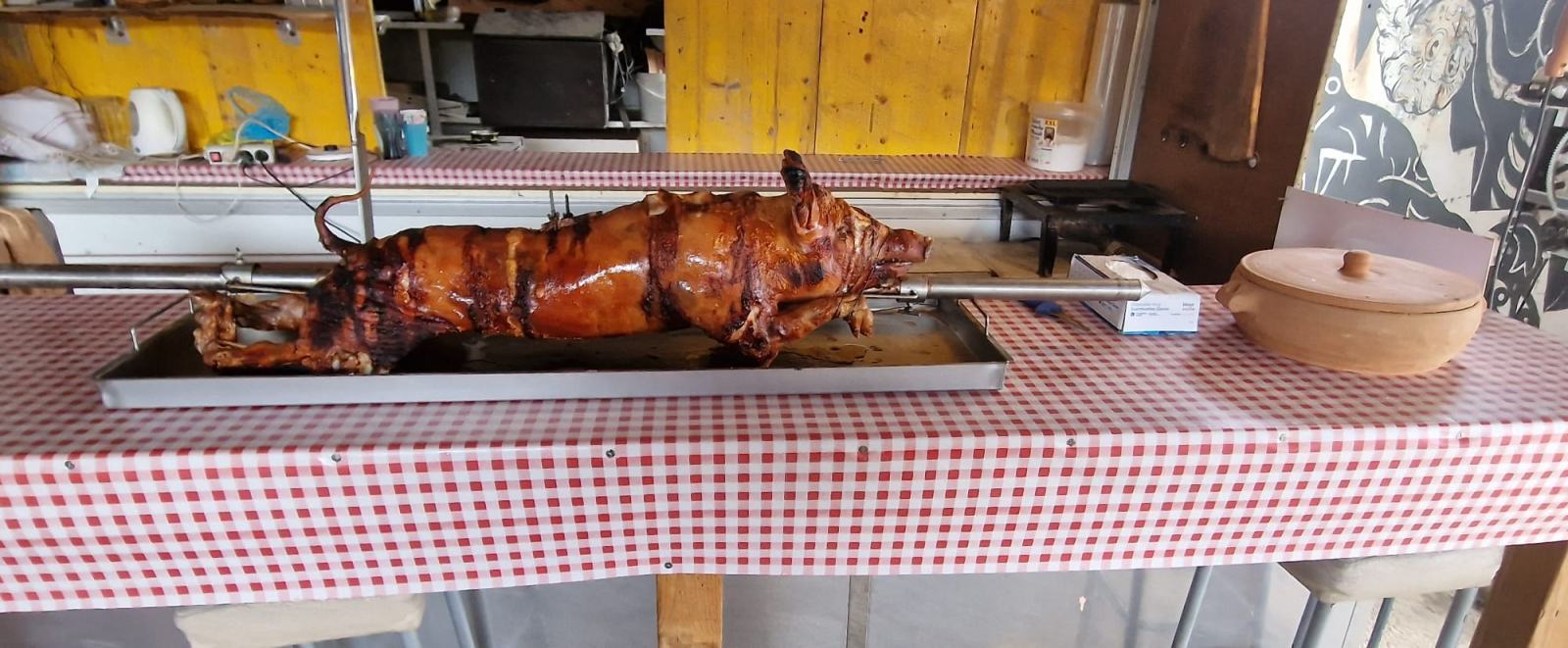 Odojak, domaći odojak pečen na ražnju , sa OPG-a, ZG Sesvete 27 eur