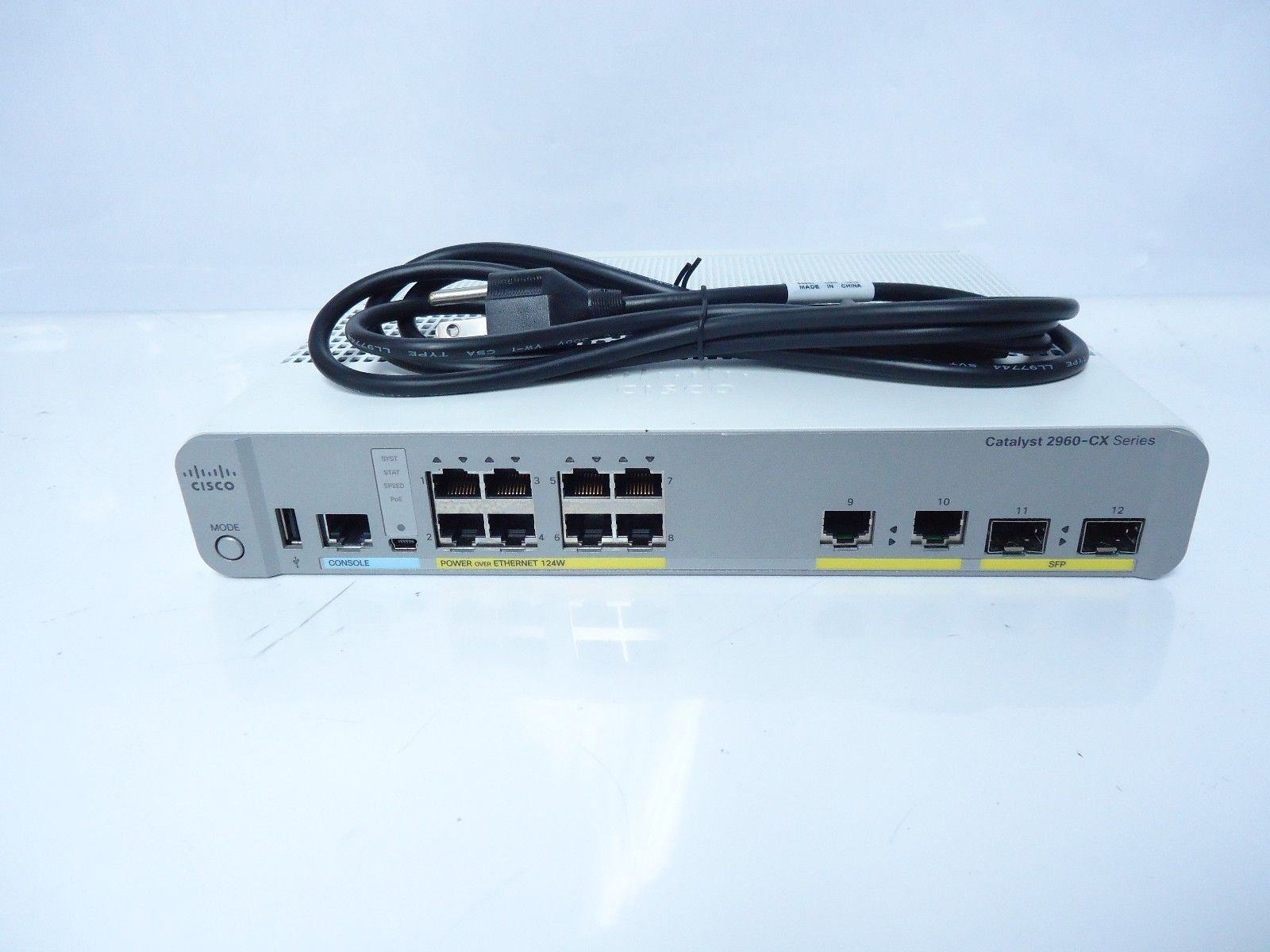 Cisco Catalyst 2960 8 Port Gigabit Switch POE - WS-C2960CX-8PC-L