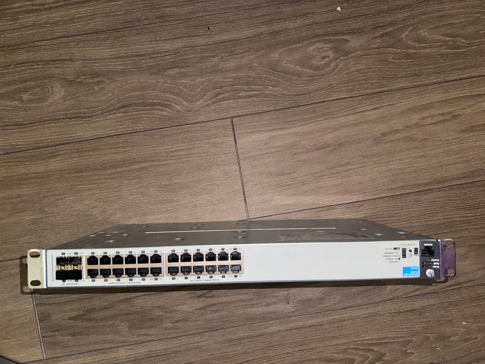 HP 2530-24G J9776A 24-Port Gigabit Switch 4 x SFP