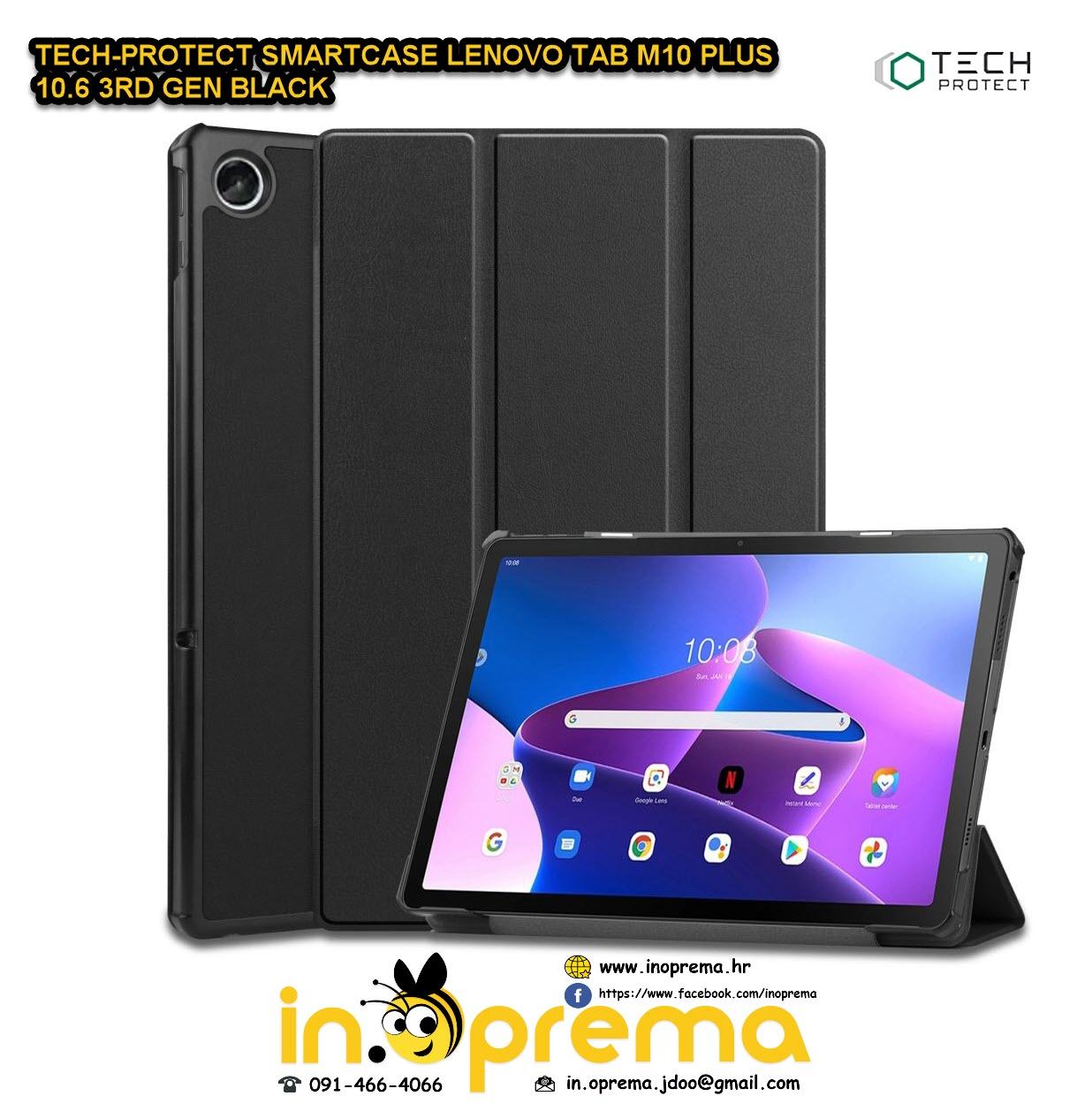 LENOVO TAB M10 PLUS 10.6 3RD GEN MASKICA MASKA FUTROLA TORBICA ZASTITA