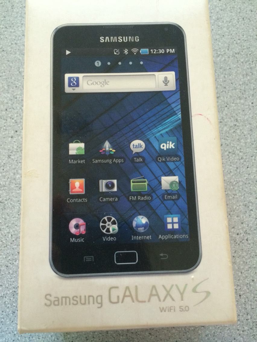 Samsung galaxy S wi-fi 5.0 / 16 GB