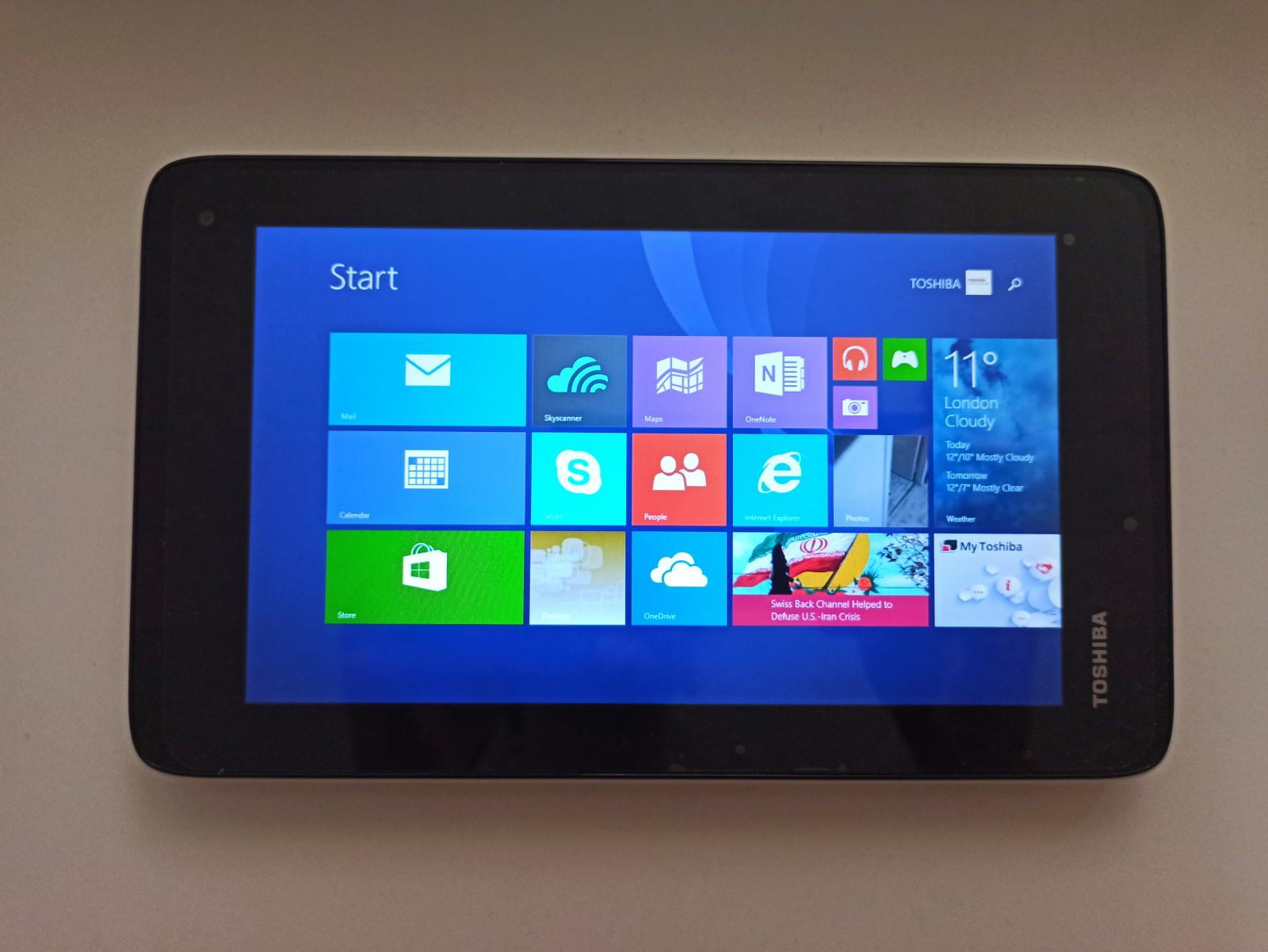 Toshiba Encore 7 tablet