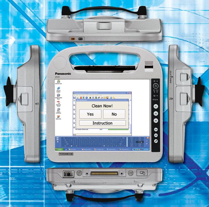 Panasonic CF-H1 10.4 Touch screen/barcode RFID scanner, 2 x baterija