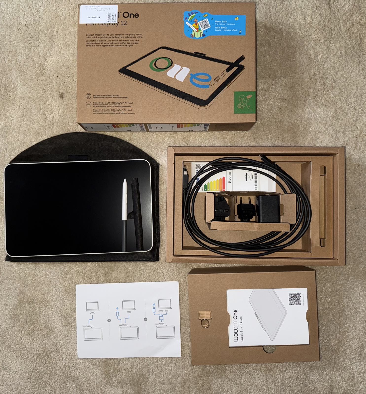 Prodajem Wacom One 12 - Novo, nekorišteno