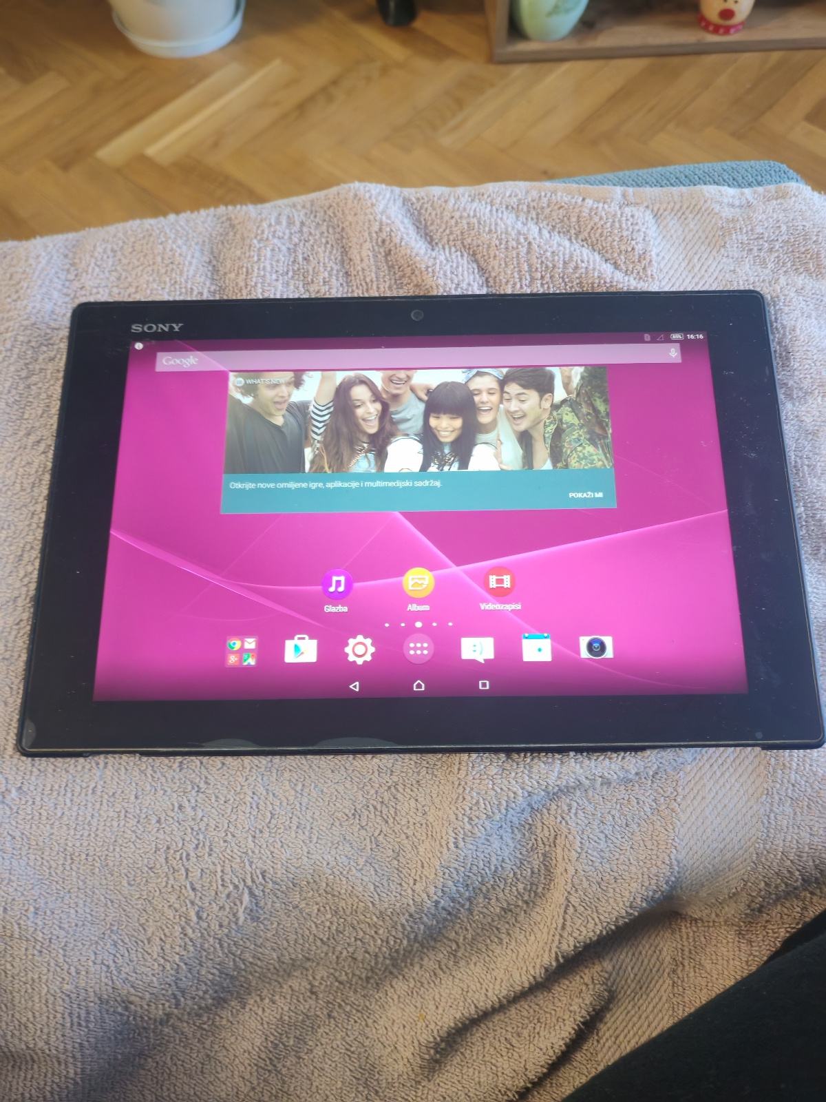 Tablet sony xperia z ide sim kartica