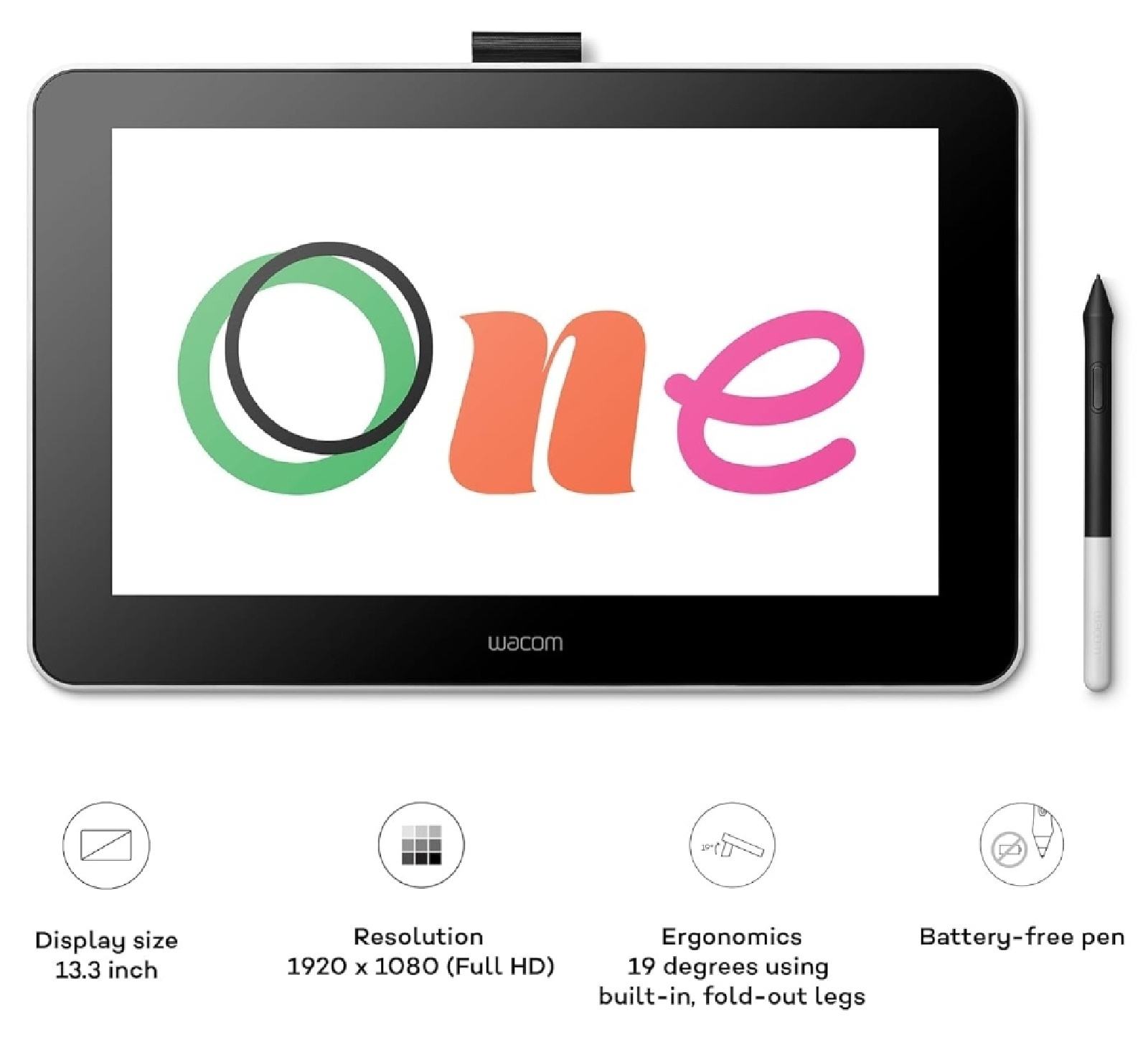 WACOM One 13.3 grafički tablet, GEN 1