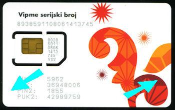 tel.kartica za mobitel VIP zoggy 0031 V-011-3