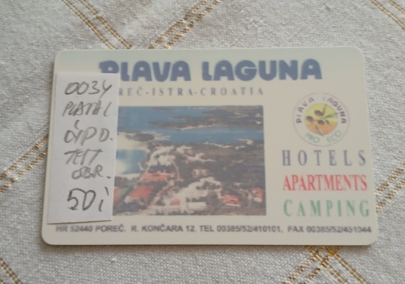 Tel.kartica Plava laguna 50 impulsa