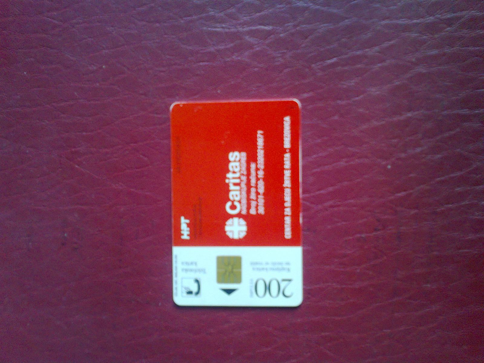 Telefonska kartica CARITAS