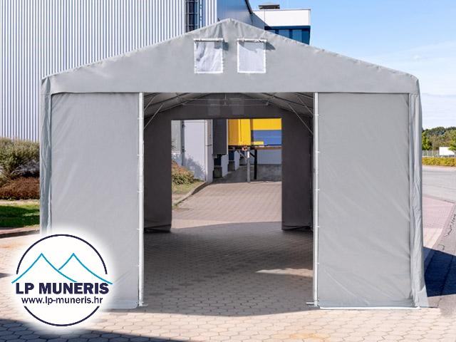 SKLADIŠNI ŠATOR, KLIZNA VRATA, 8X12M, ulaz 3,6m