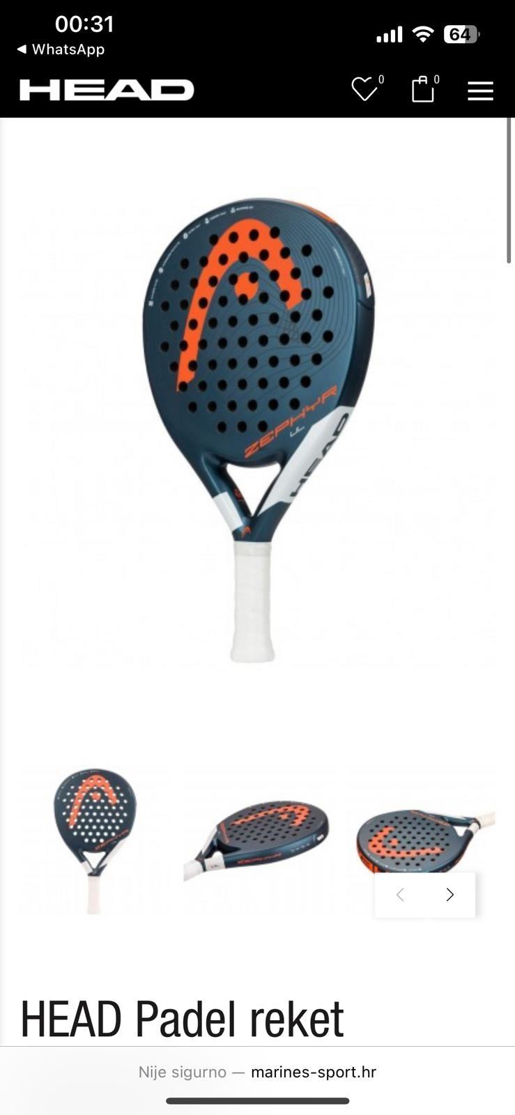 Head padel reket