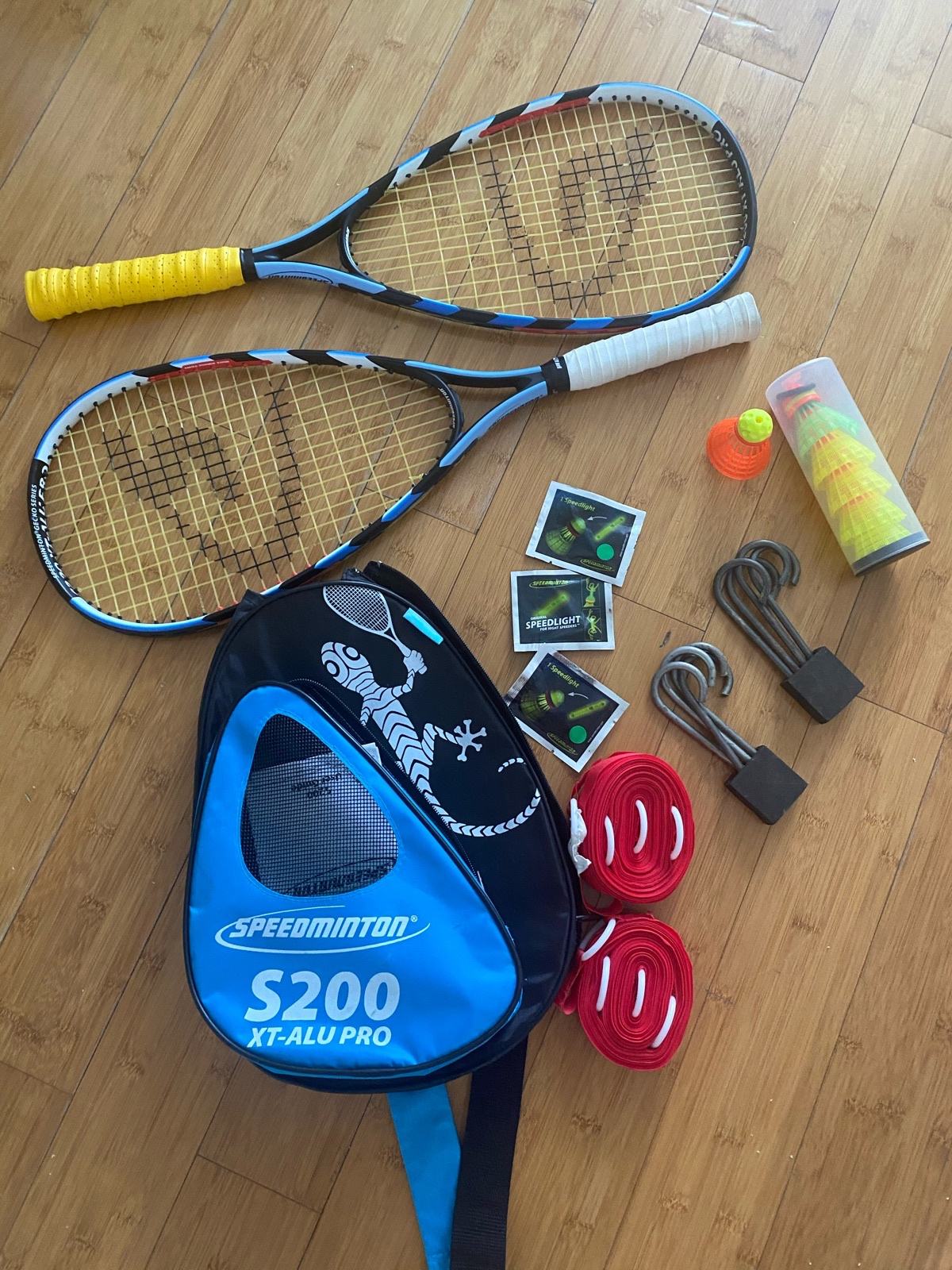 Speedminton set (crossminton)