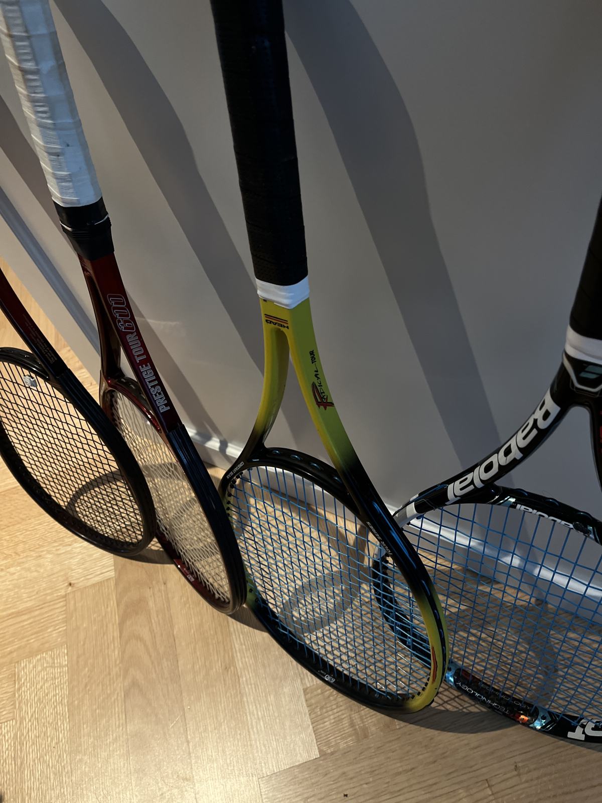 Tenis reketi Head Prestige, Radical i Babolat Pure Drive
